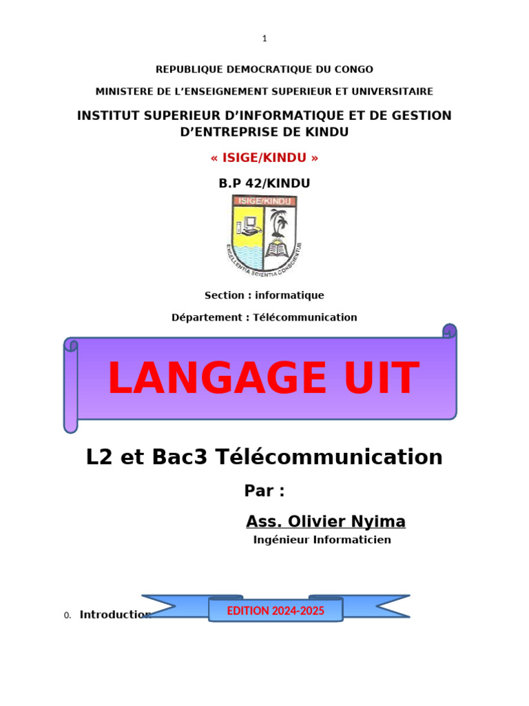 Cours UIT sur la gestion des réseaux | PDF | Protocole de contrôle de ...