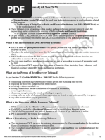 DRT - 1 PO Court - Cause List | PDF