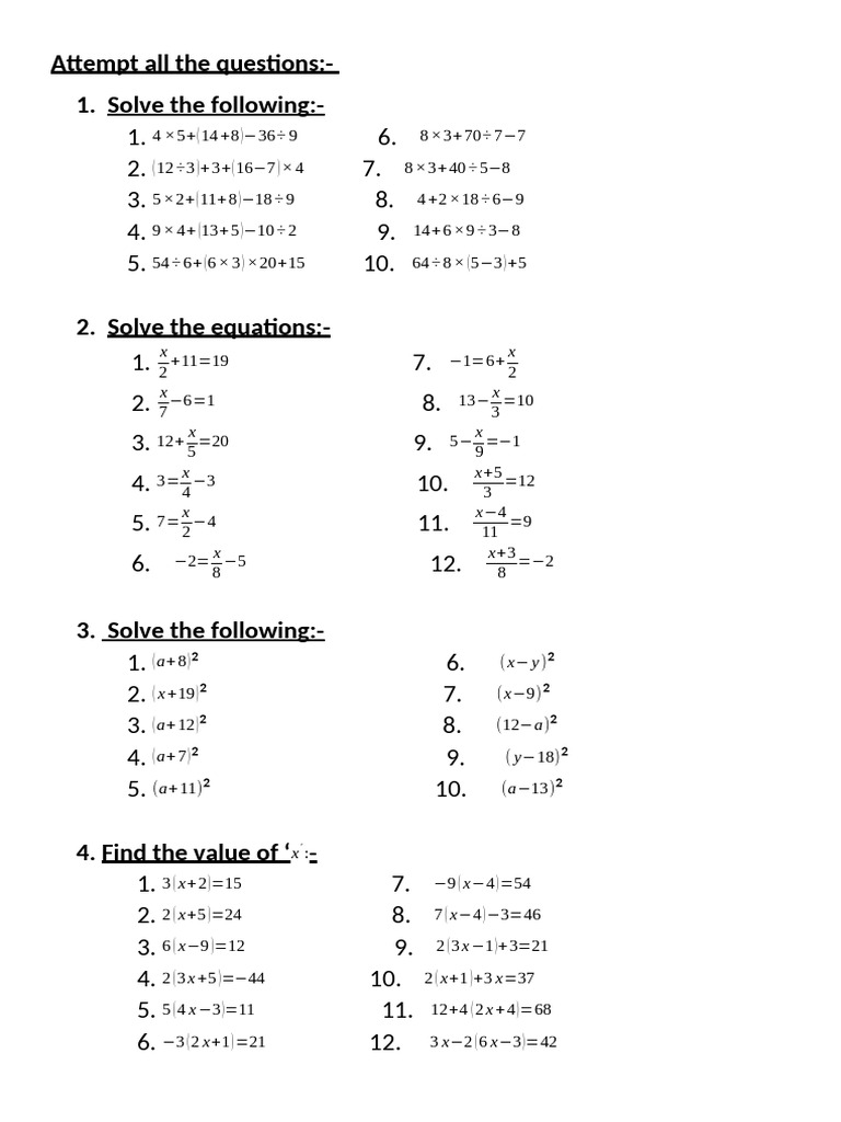 Mathematics Class 8th | PDF