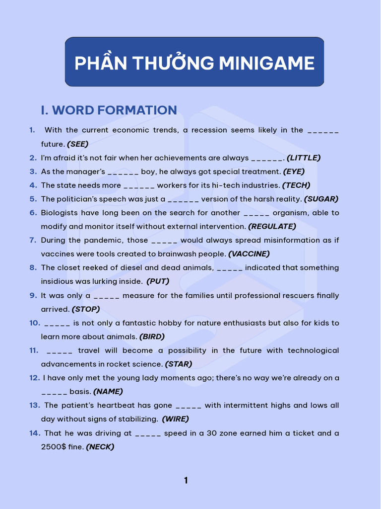 [2SG GEN 5] QUÀ TẶNG THAM GIA MINIGAME | PDF