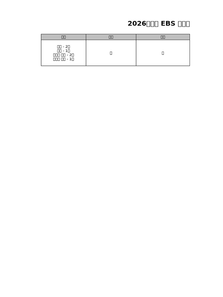 2026학년도EBS수능특강시리즈정오표 (250401) (20250331073804969) | PDF