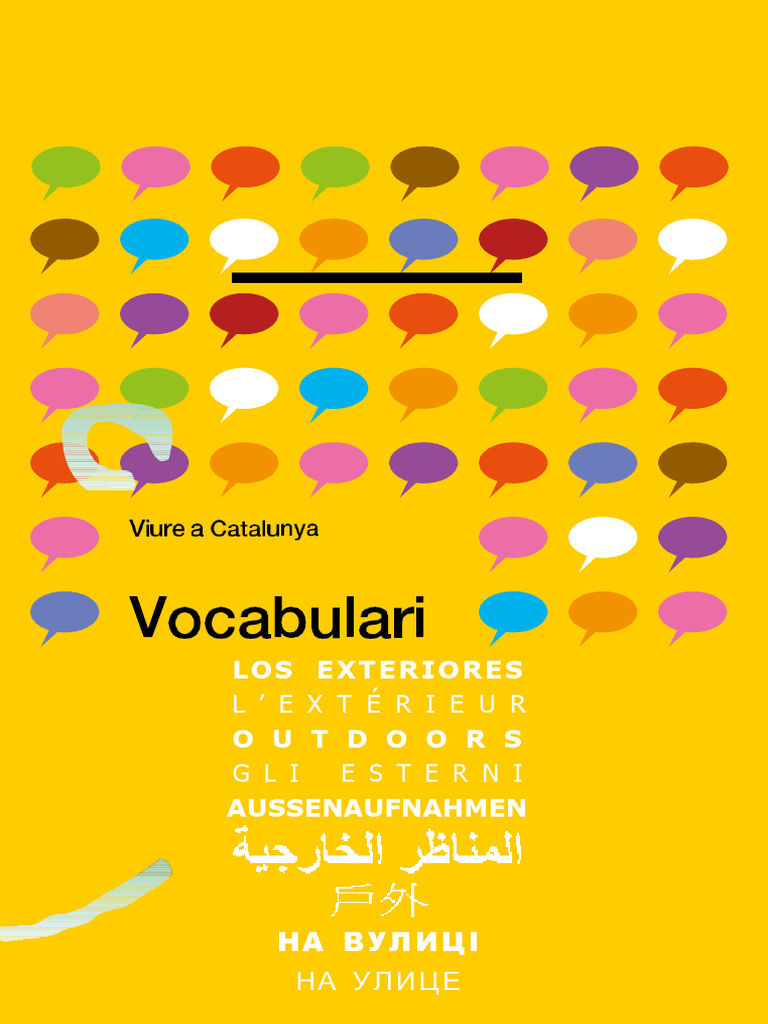 Vocabulari - Imatges Bo | PDF