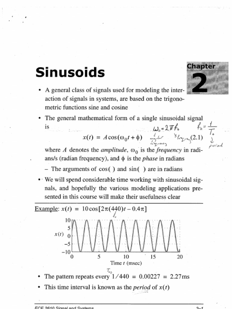 Sinusoids | PDF