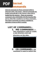 Comprehensive CMD Commands Guide | PDF | Computer File | Directory ...
