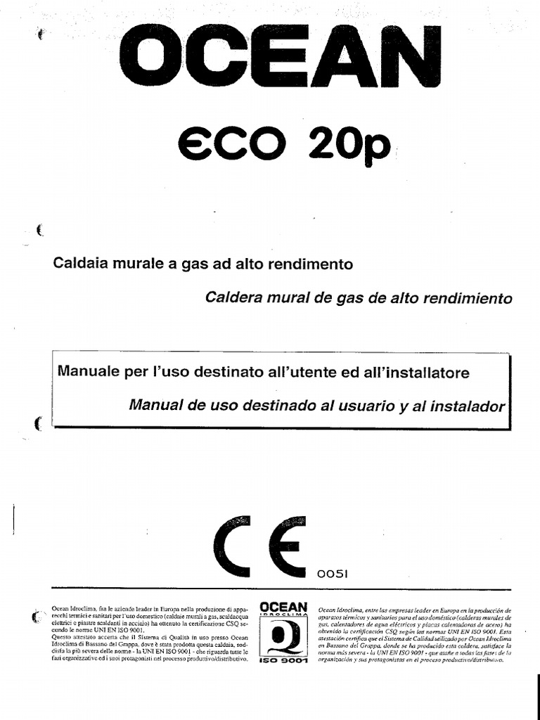 Manual Eco 20P | PDF