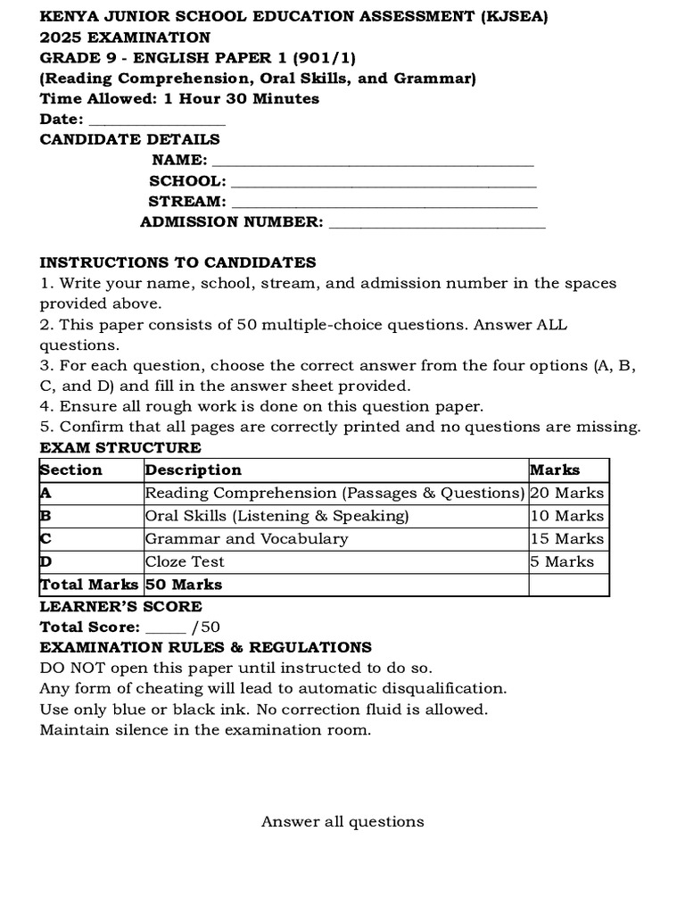 Grade 9 English PP1 Homework | PDF | Taxes