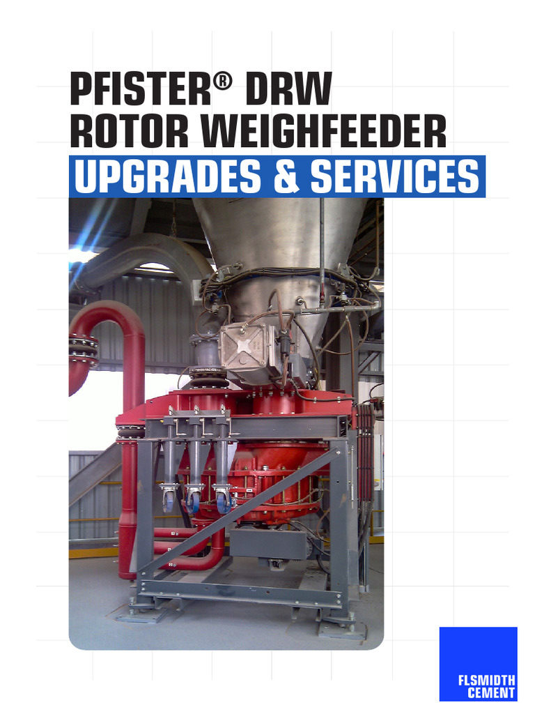 Upgrades and Services For Pfister®DRW | PDF | Wear | Cement
