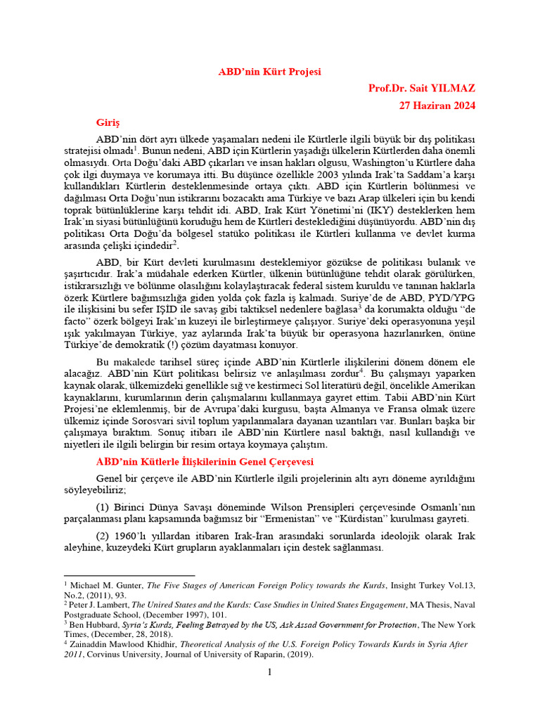 ABDnin Kurt Projesi | PDF