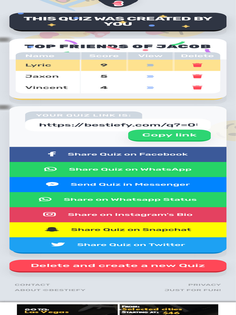 Beat This Quiz & Prove You're A Real Friend - Bestiefy 2 | PDF