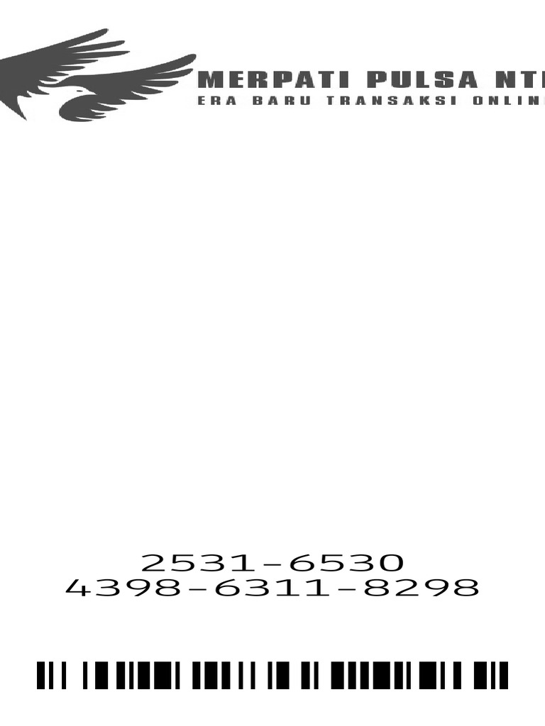 Merpatipay NTB : Struk Pembelian Listrik Prabayar | PDF