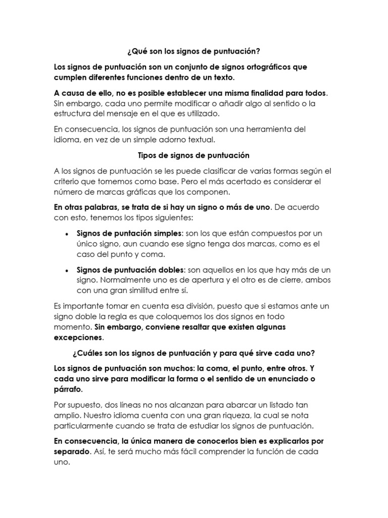 Qué Son Los Signos de Puntuación | PDF | Coma | Puntuación