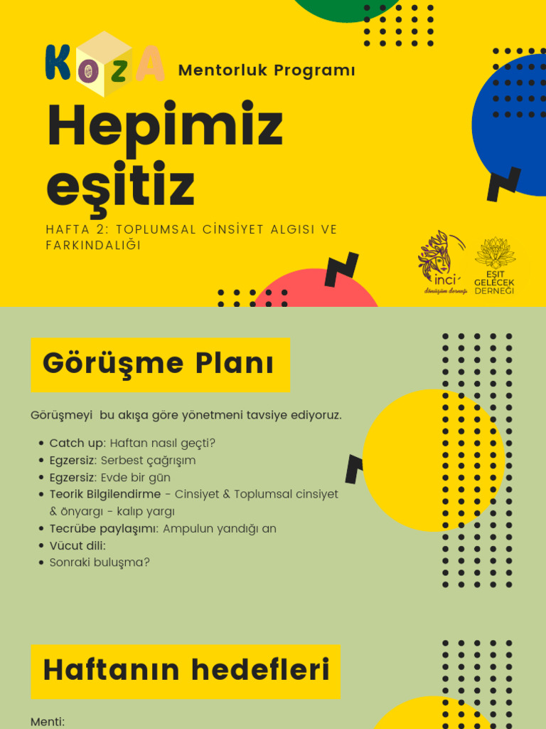 Koza 2. Hafta - Mentor | PDF