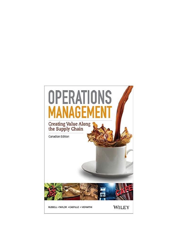 (eBook PDF) Operations Management Creating Value Along Canadian Edition ...