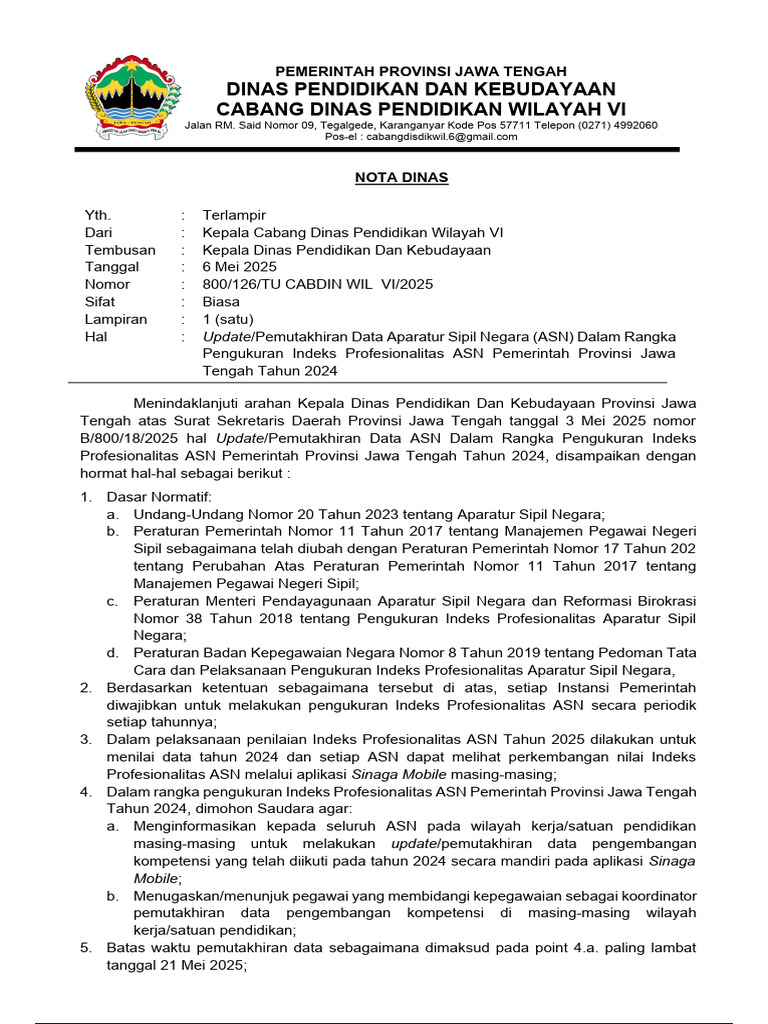 Pengukuran IP ASN - Tahun 2024 | PDF