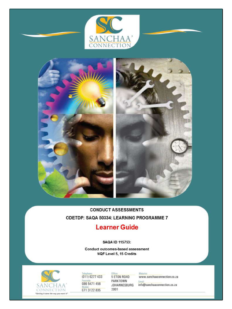 Learner-Guide | PDF | Educational Assessment | Learning