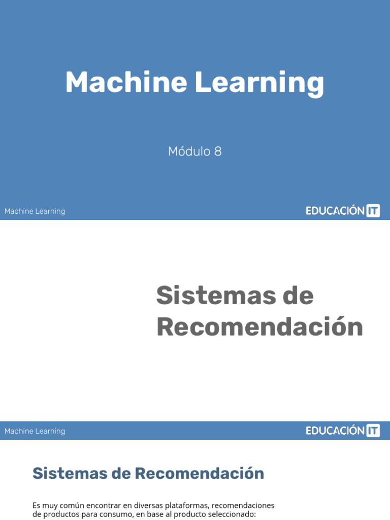 Sistemas de Recomendacion | PDF | Matemáticas Aplicadas