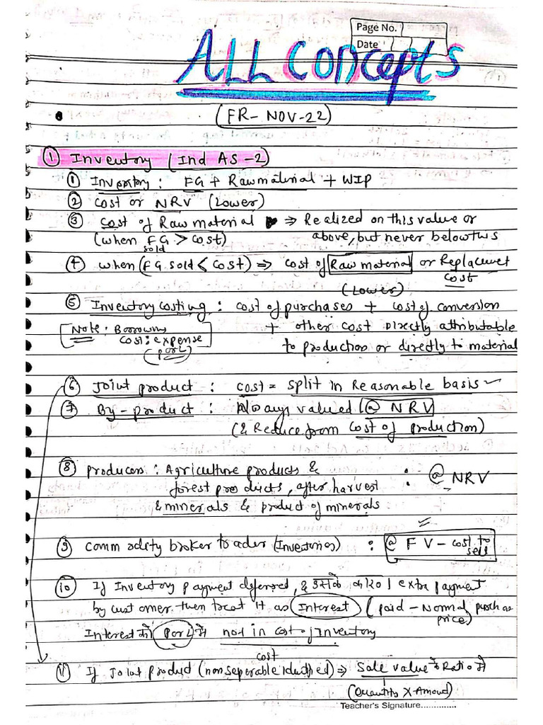 FR Handwritten Concepts | PDF