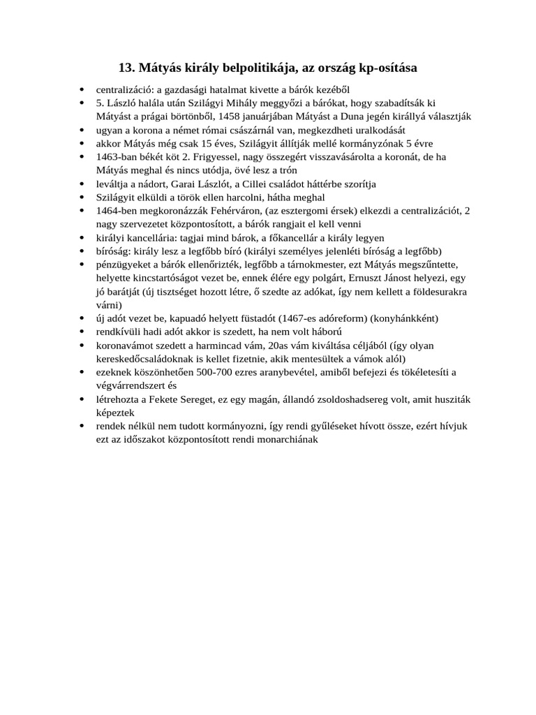 Mátyás | PDF
