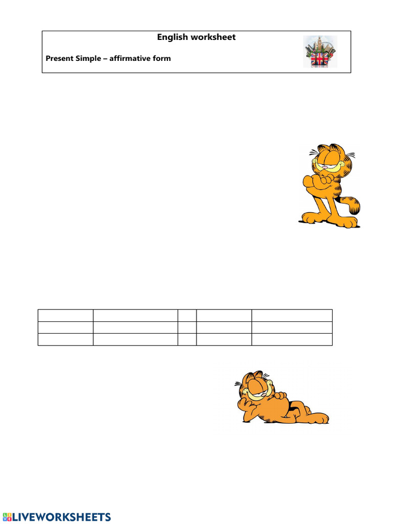 Present Simple Affirmative | PDF