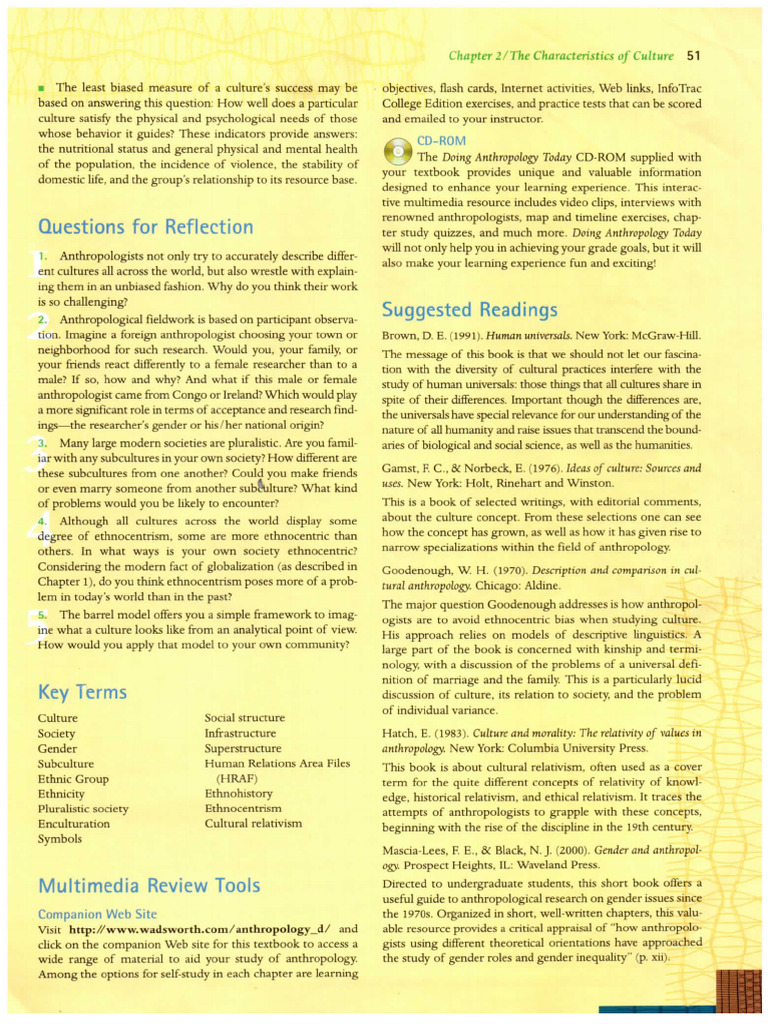 Anthropology Chapter 3-4 | PDF
