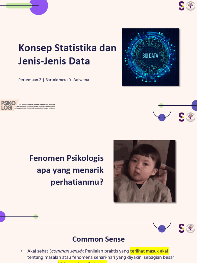 Konsep Statistika Dan Jenis-Jenis Data | PDF