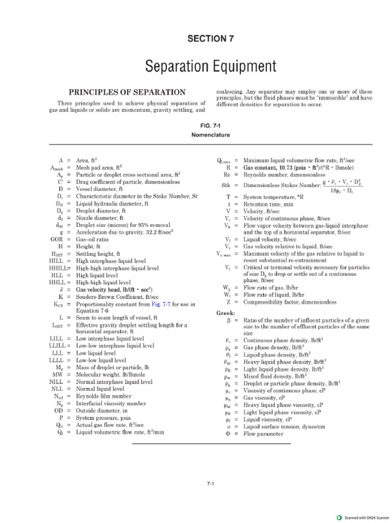 Gpsa 13 Ed Separation PDF Free | PDF