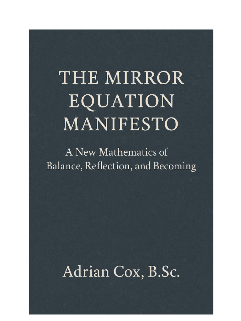 Mirror Equation Mathematics Explained | PDF | Algebra | Mathematics