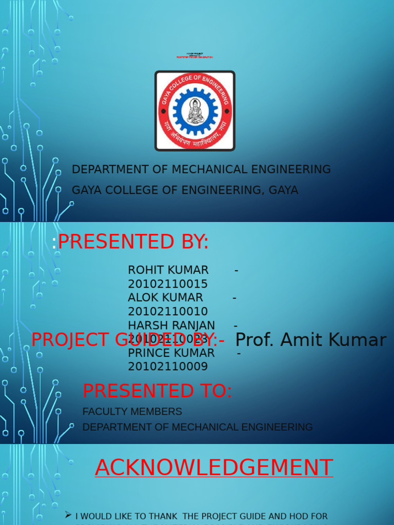 Foot Step Power Generation | PDF | Electrical Engineering | Electricity