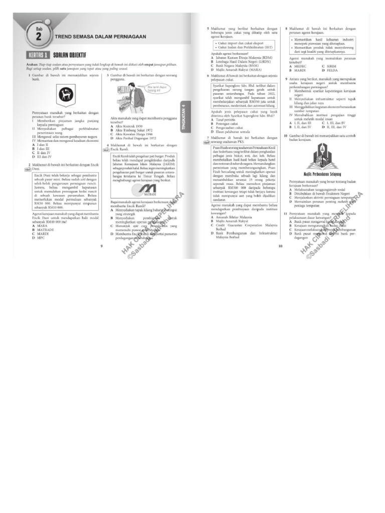 Soalan Form 5 Bab 3 | PDF