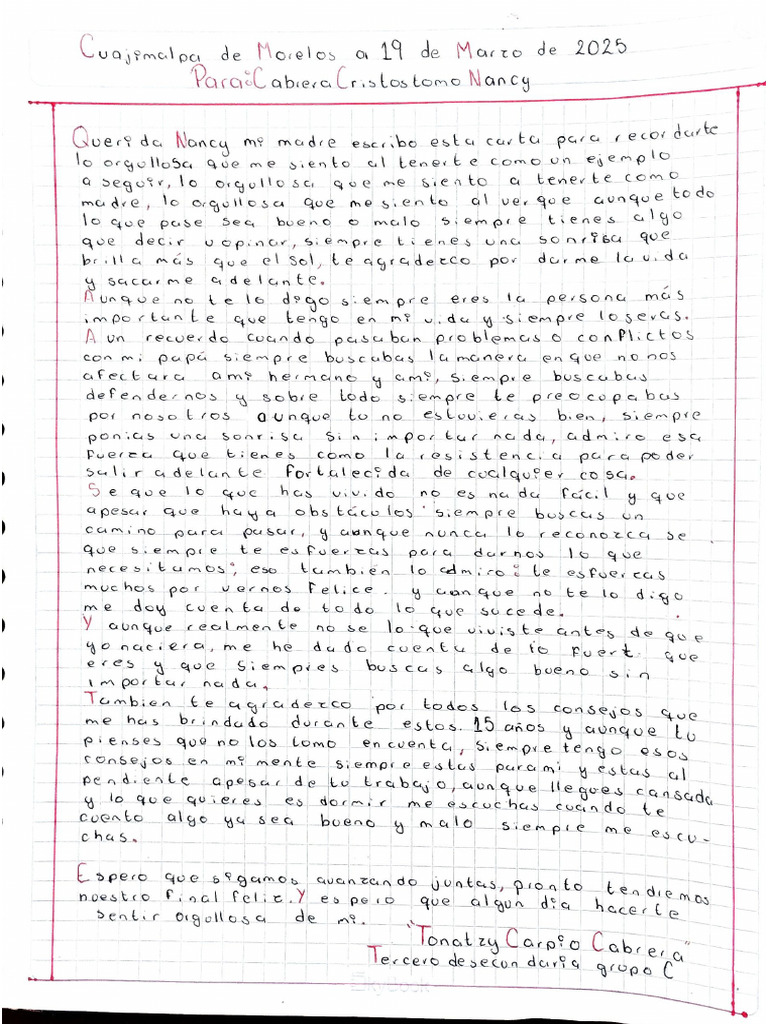 Carta Para Nancy | PDF