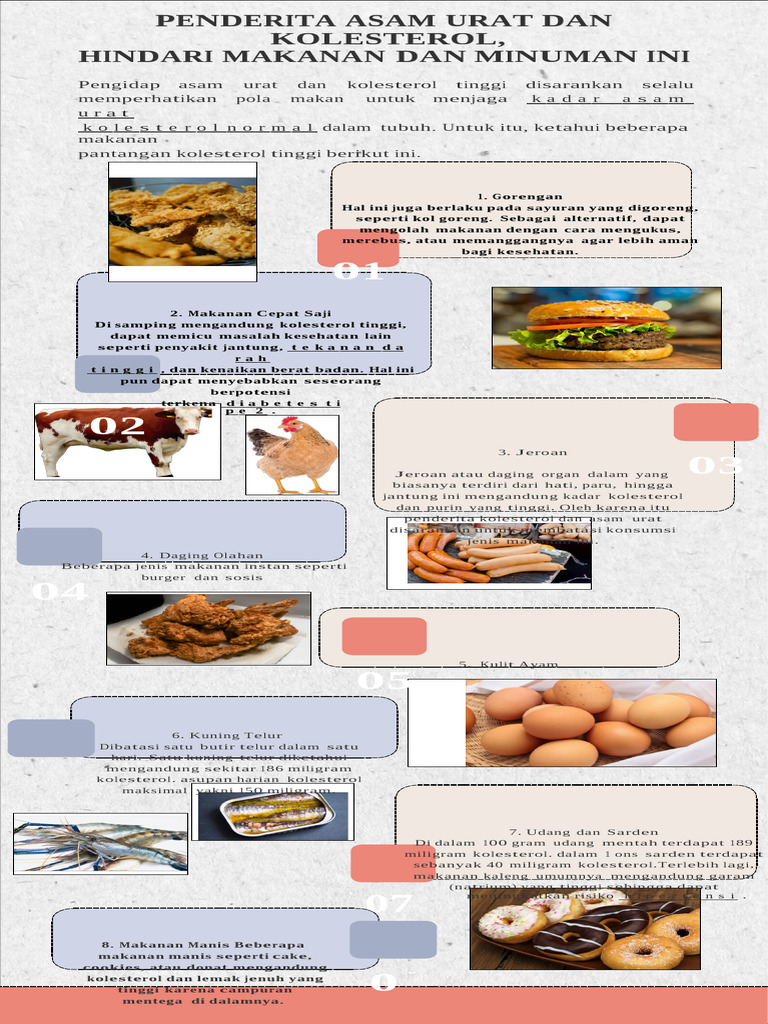 Blue Modern Health Tips Infographic | PDF