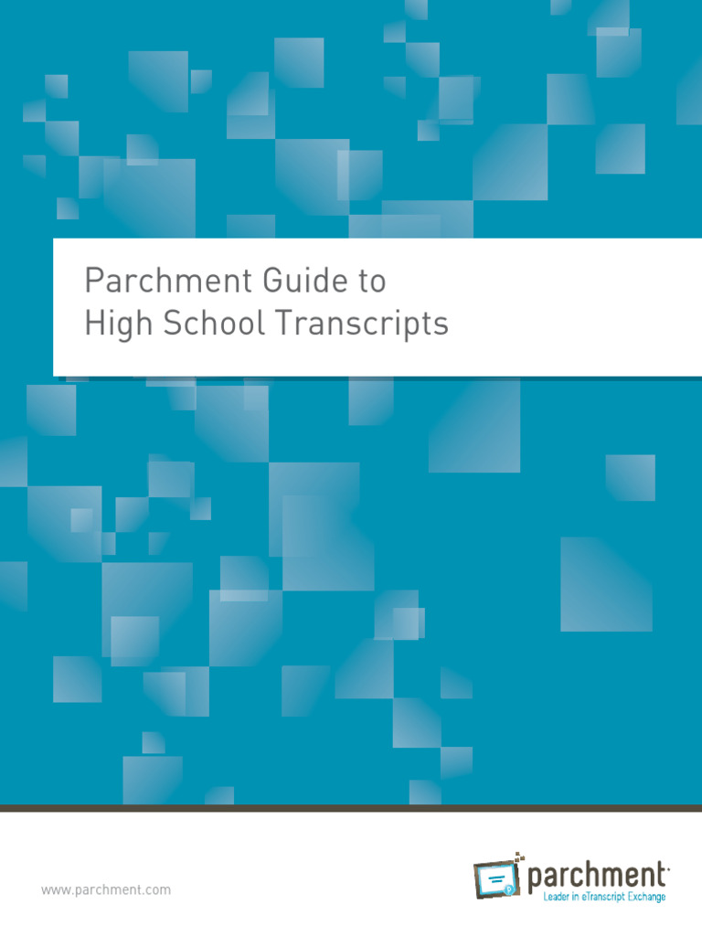 Parchment Guide High School | PDF | Login | Mail