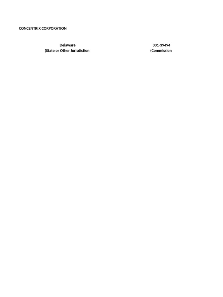 Concentrix Corporation | PDF