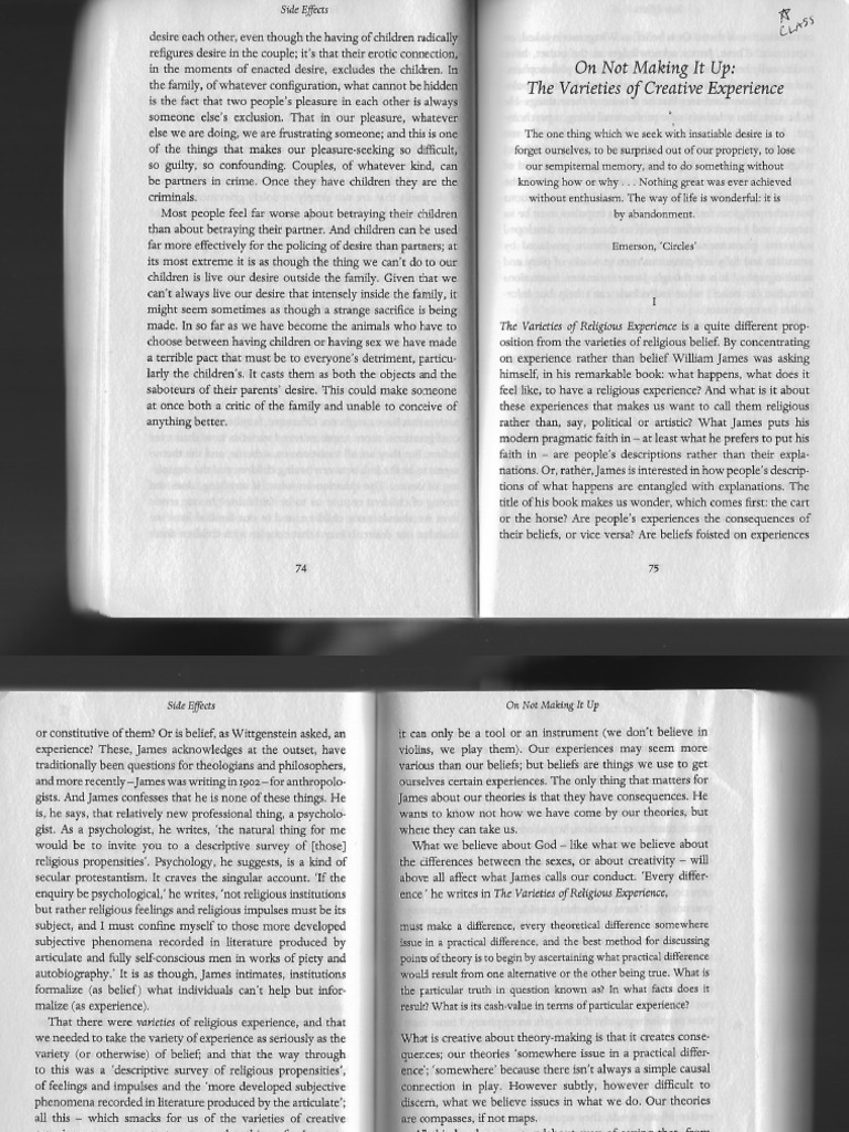Adam Phillips Not Making It Up | PDF