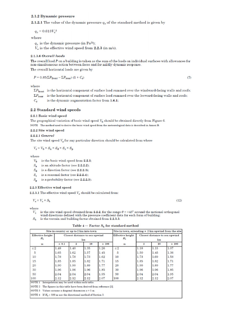 Wind Load Calc | PDF