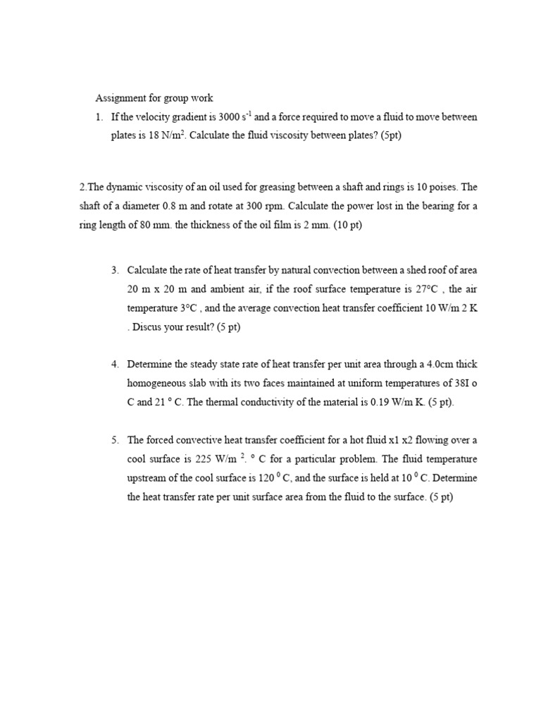 Assignment For Group Work | PDF