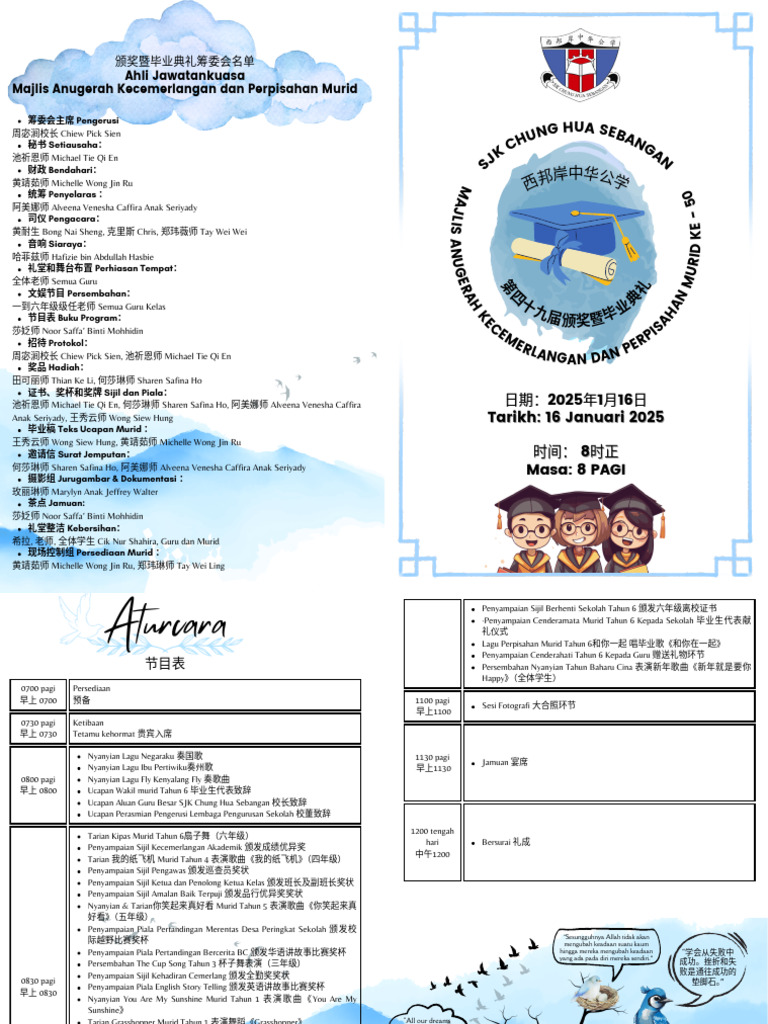 Buku Program Hari Kecemerlangan 2025 | PDF