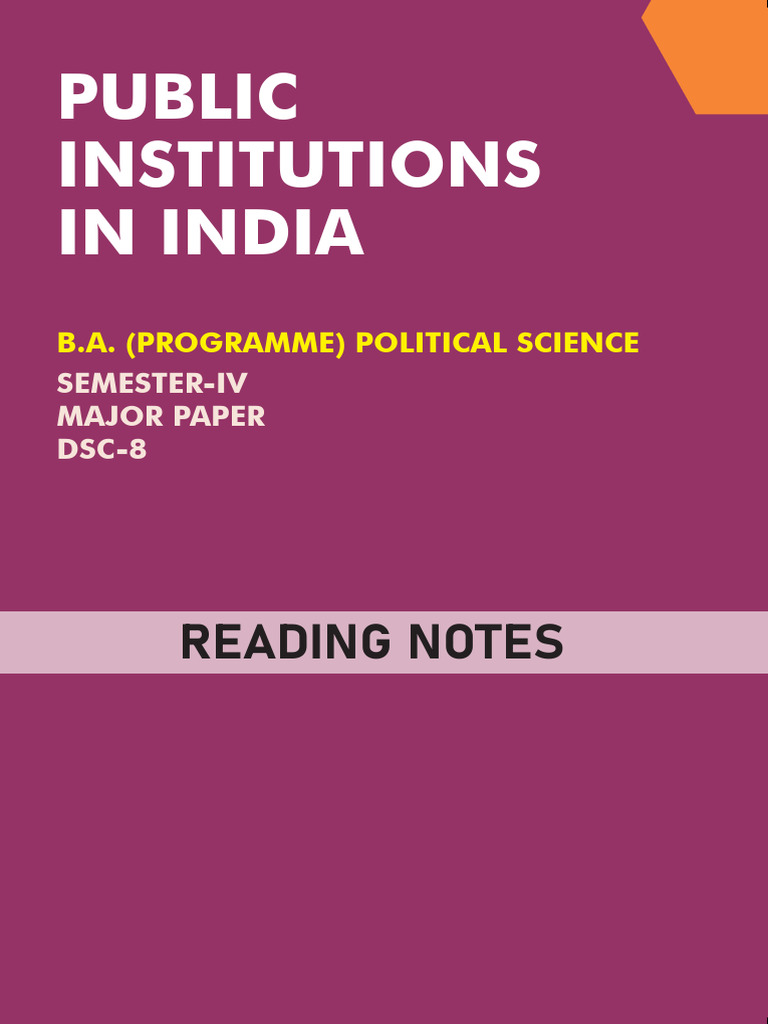 Pol Major Sol | PDF | Institution | Governance