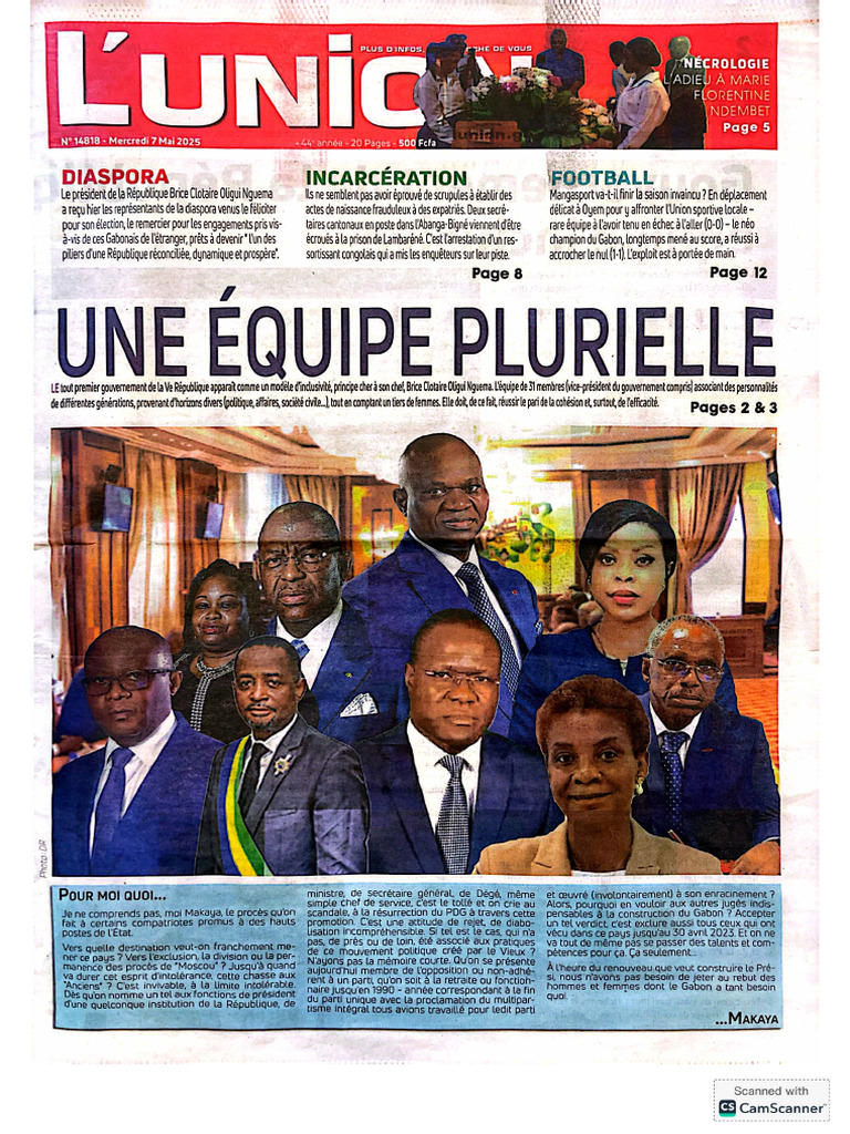 L’Union Du Mercredi 07 Mai 2025 | PDF