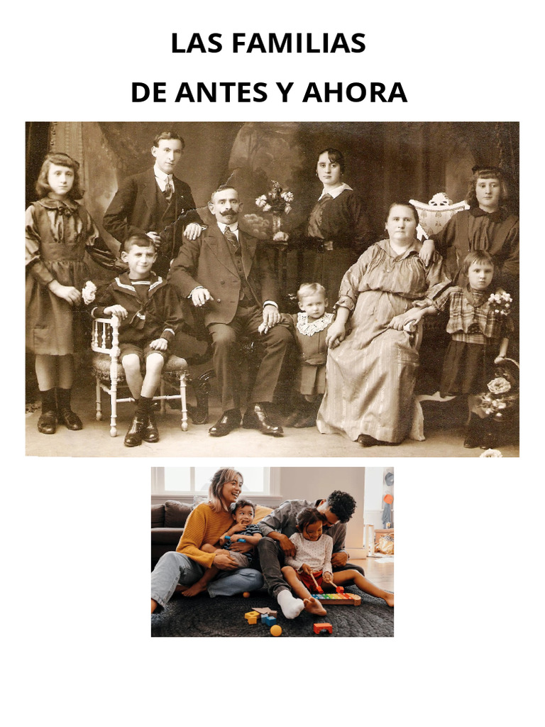 Las Familias de Antes y Ahora - 20250316 - 111622 - 0000 | PDF