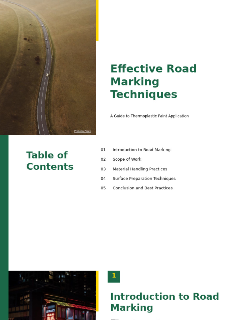 Effective Road Marking Techniques 2697 D 37962 DC 2830 | PDF | Road | Paint