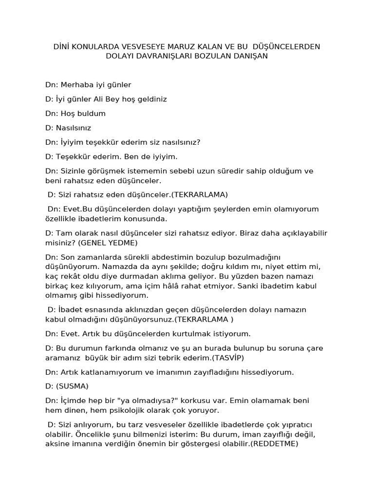 Manevi Rehberlik | PDF