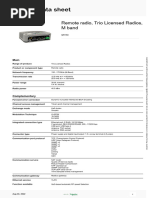 Trio QR450 Licensed Remote Radio | PDF | Radio | Hertz