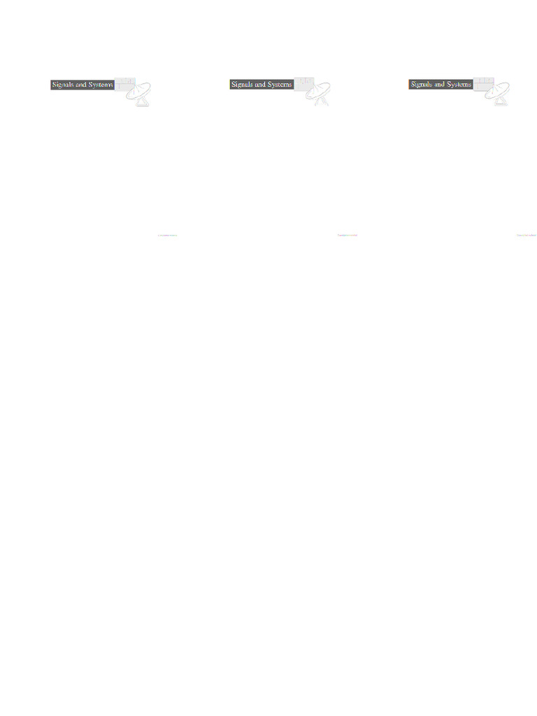 Signals and Systems by Ananda Kumar PDF Free | PDF