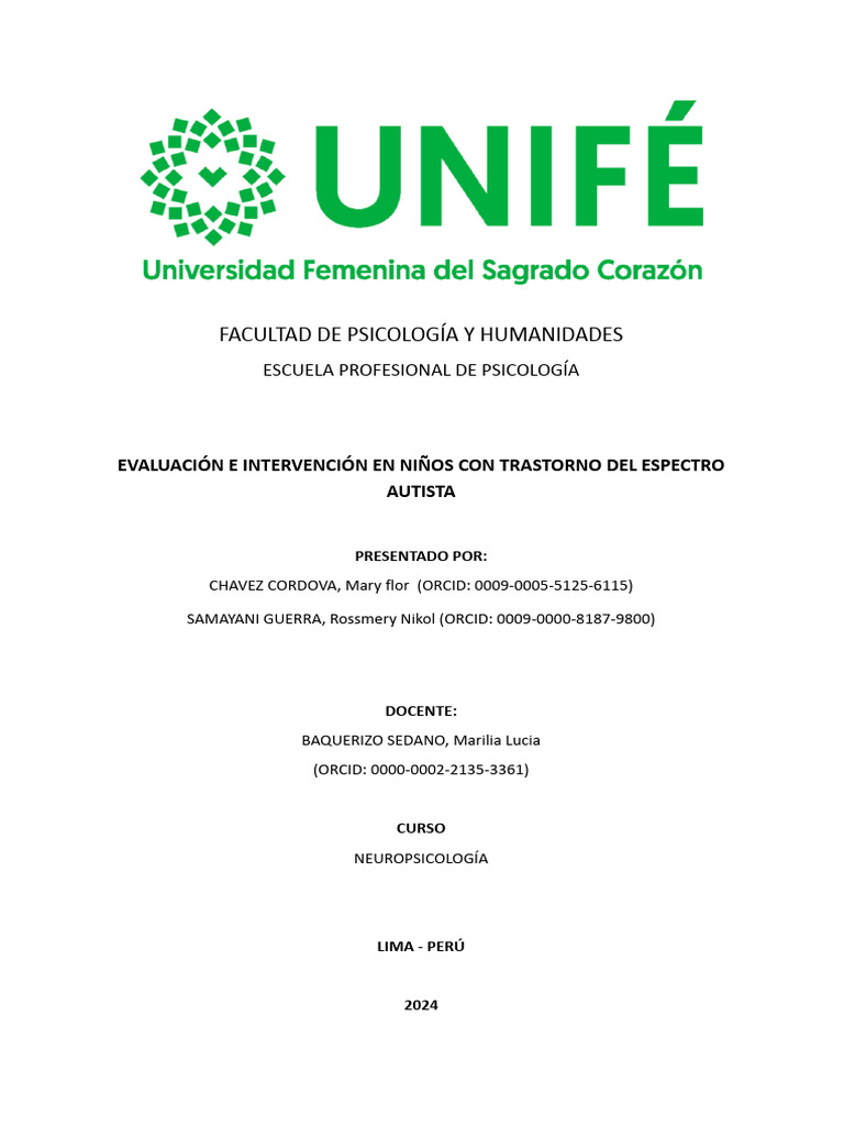 Tea Neuro | PDF | Autismo | Las emociones