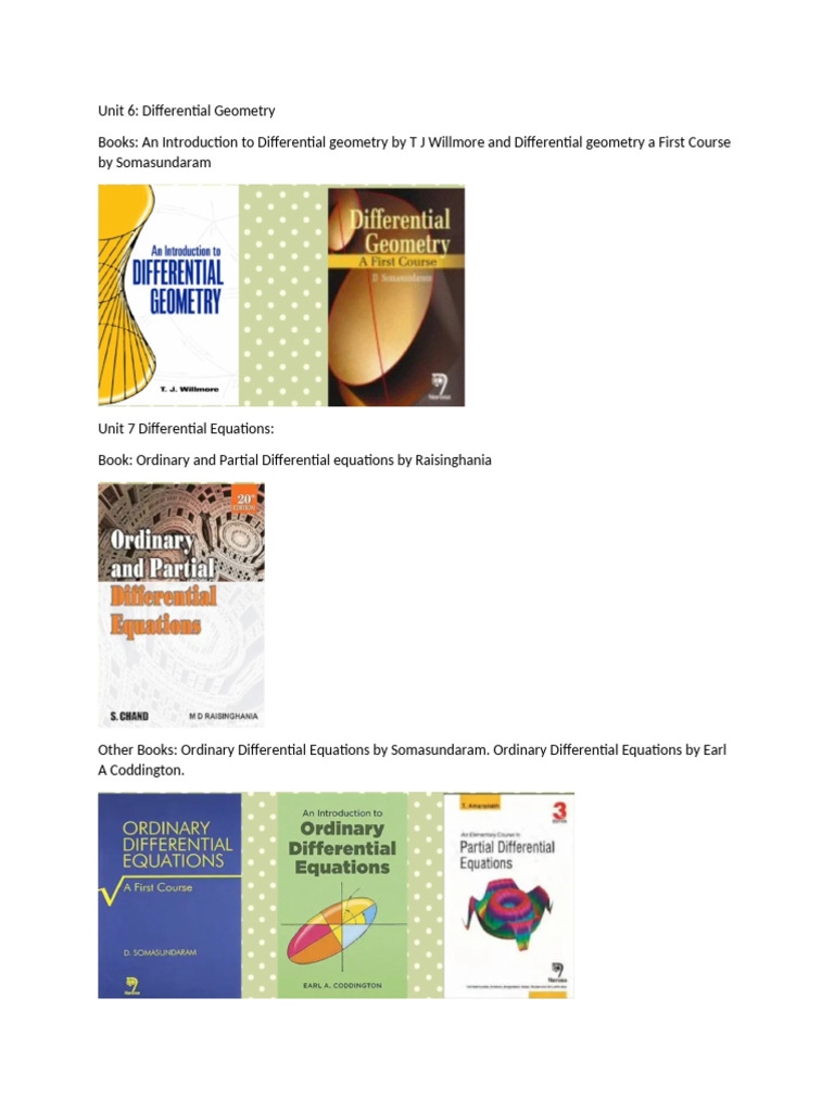 Applied Mathematics - Books Name | PDF
