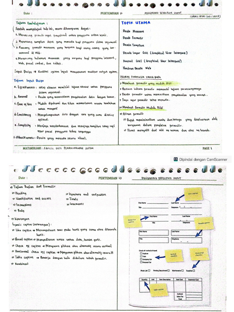 Resume APS Ch.12 Designing Effective Input - Syamsi Nuri - 2410536018 | PDF