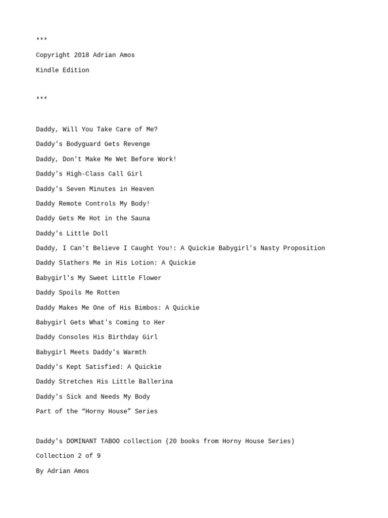 AnyConv.com__Daddys DOMINANT TABOO Collection (20 books from Horny House Series) (Horny House ...