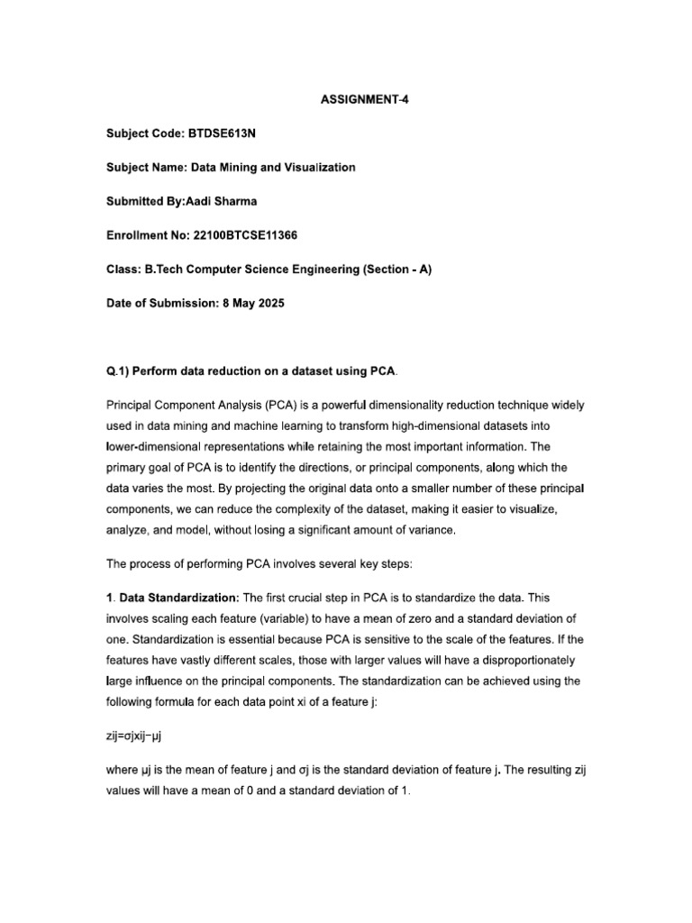 DMV Assignment 4-5 Aadi Sharma | PDF