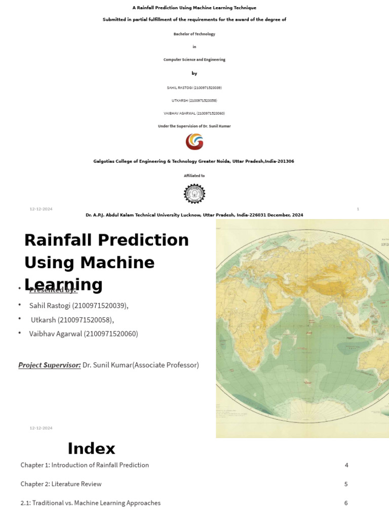 Presentationfinal 1 | PDF | Machine Learning | Prediction